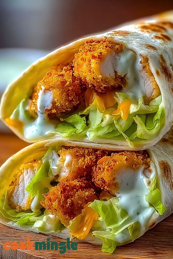 Crispy Chicken Ranch Snack Wrap - Cook Mingle