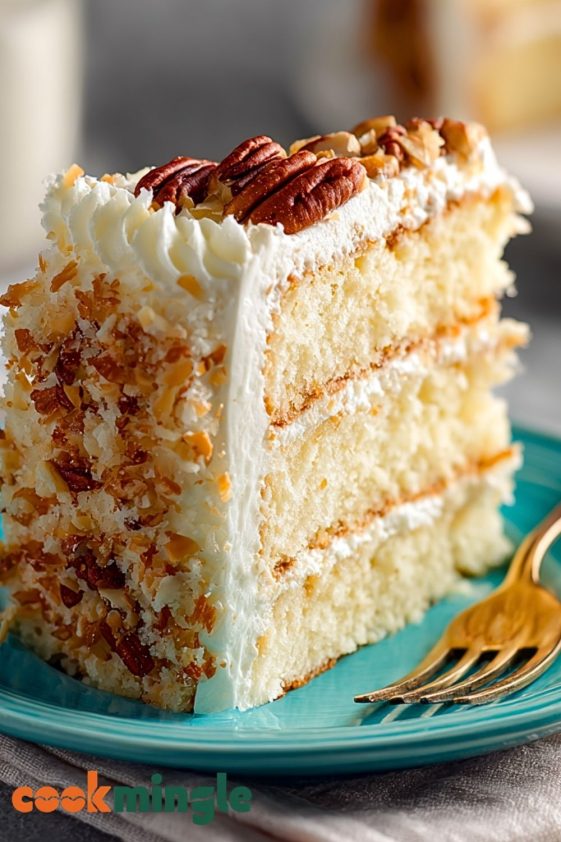 Italian Cream Cake - Cook Mingle