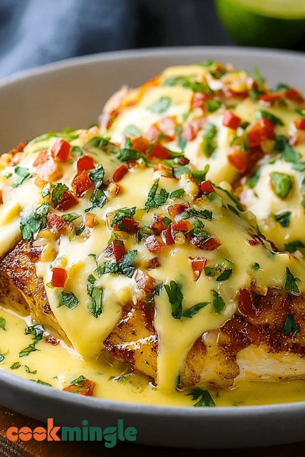 Chicken with Cheese Sauce - Cook Mingle