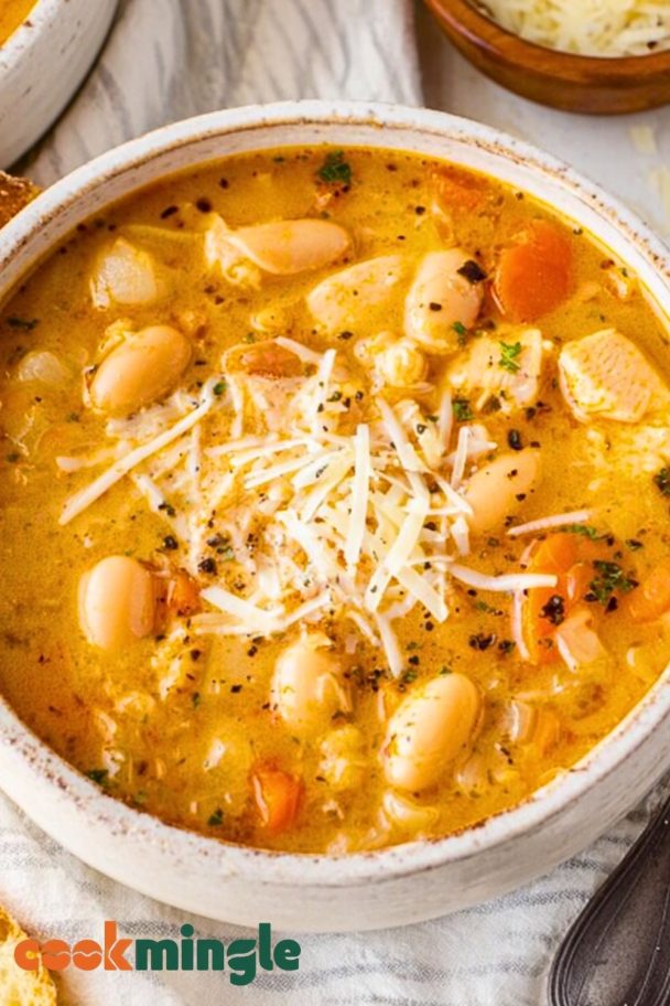 Creamy Chicken White Bean Soup - Cook Mingle