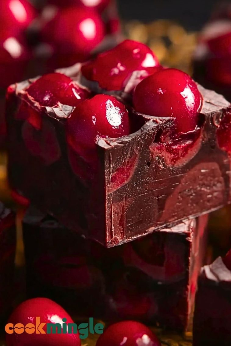 Dracula's Dark Cherry Fudge - Cook Mingle