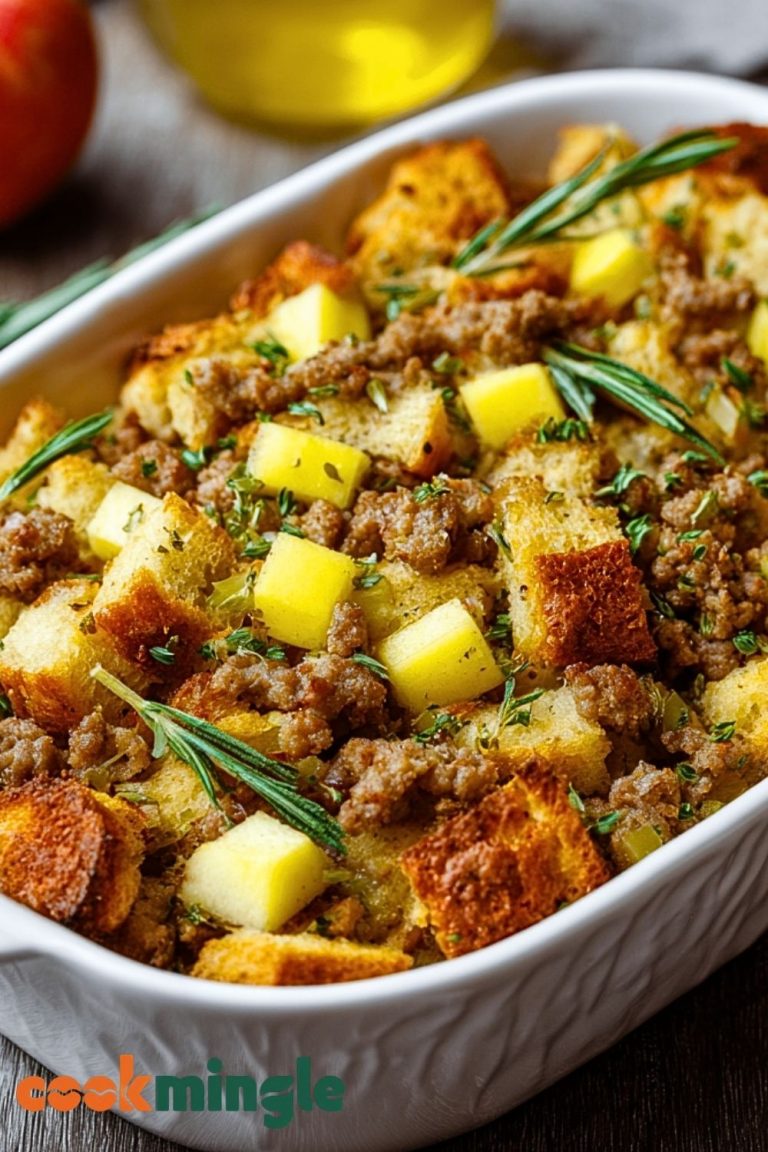 Easy Sausage and Apple Stuffing - Cook Mingle