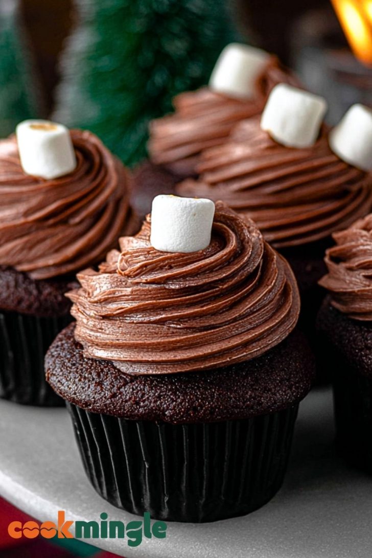 Hot Cocoa Cupcakes - Cook Mingle