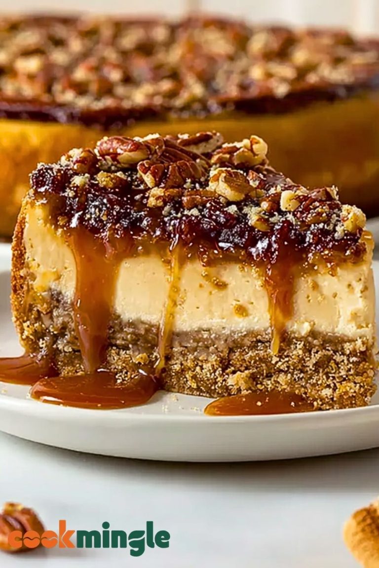 Rich Pecan Pie Cheesecake - Cook Mingle