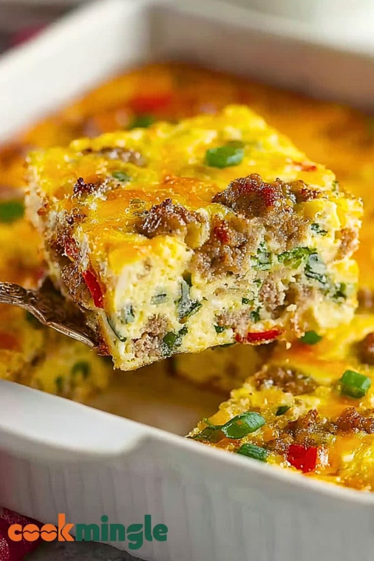 Sausage, Egg And Hash Brown Breakfast Casserole - Cook Mingle