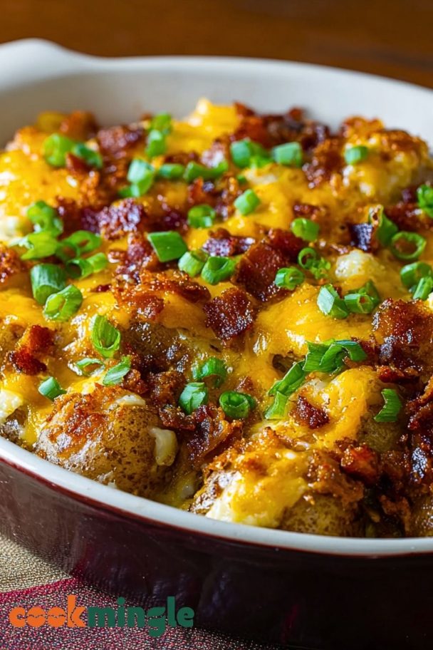 Cheesy Mississippi Mud Potatoes - Cook Mingle